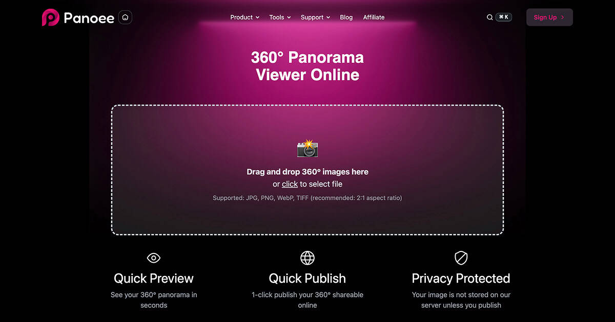 360 Panorama Viewer Online: Free Pano Viewer (No App) | Panoee